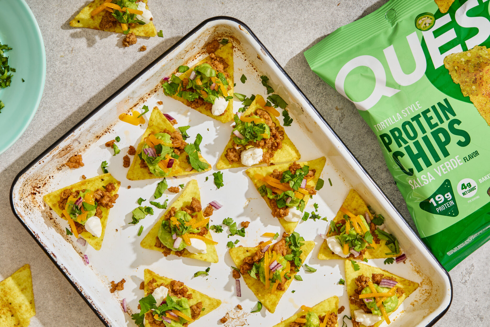 Quest Chunk-Sized Salsa Verde Protein Tacos - Street Food Spectacle