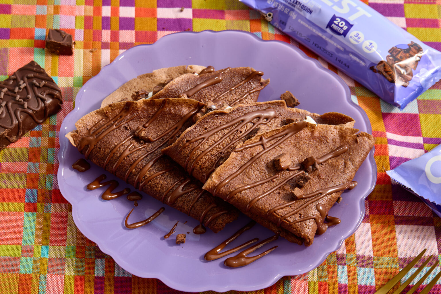 Quest Overload Chocolate Explosion Crepes Recipe - Fitness Clerk